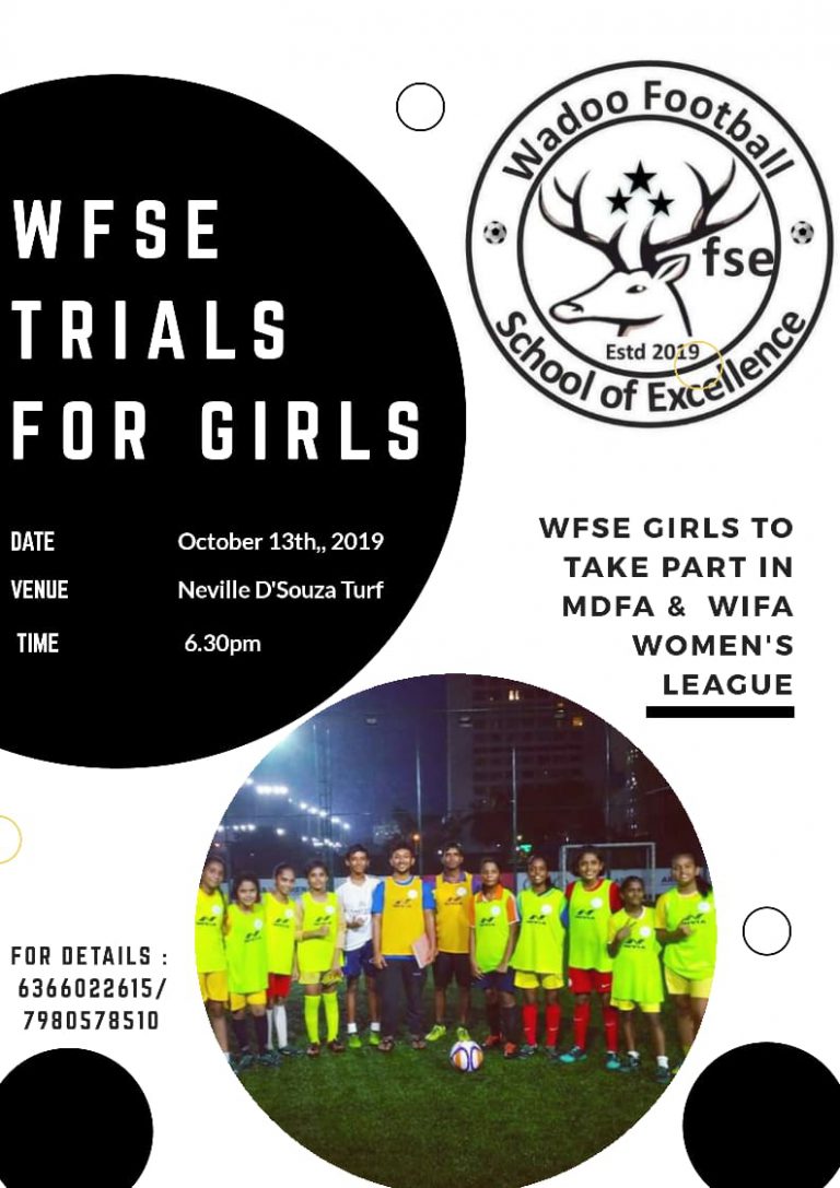 Wadoo Football School to organize football trials for girls for MDFA ...
